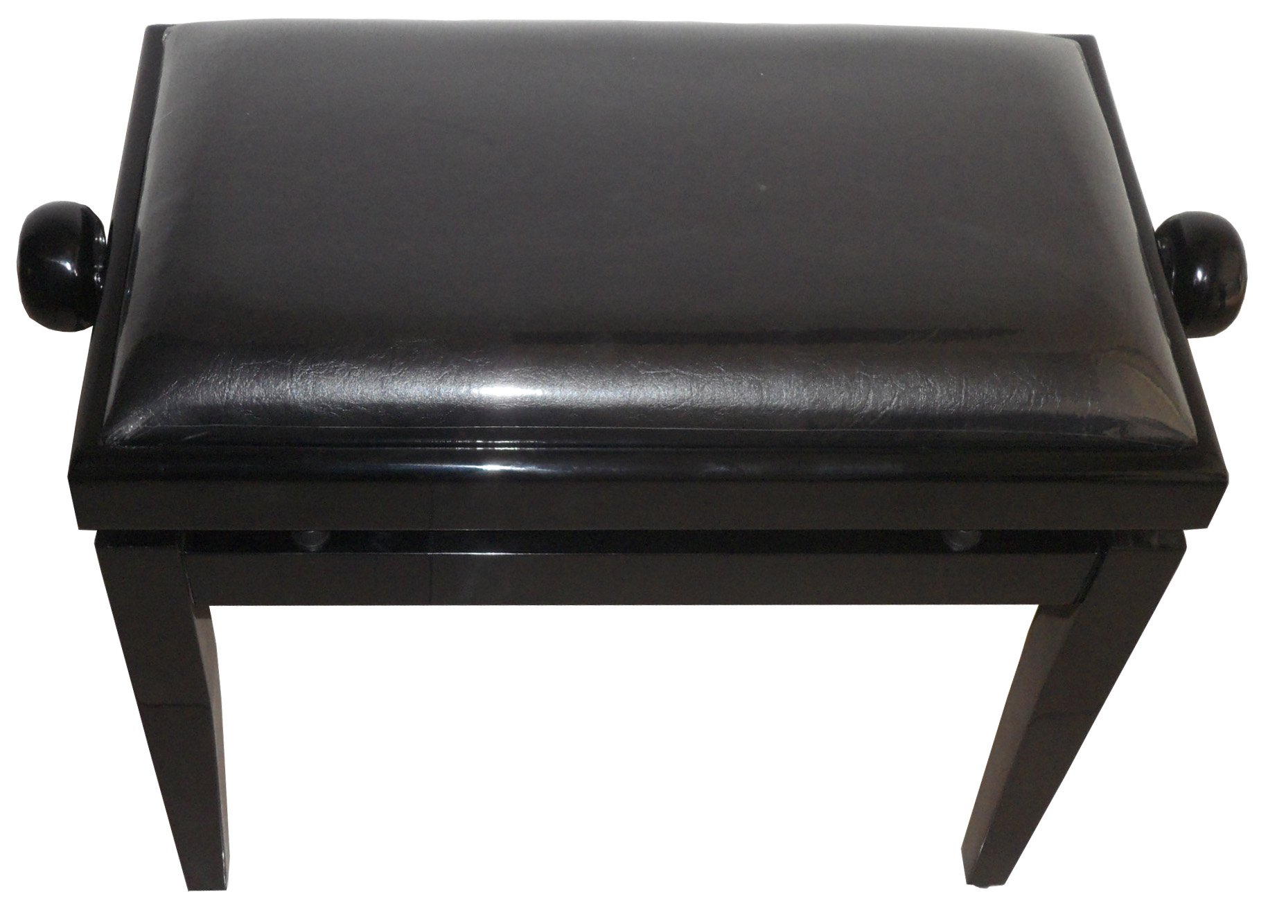 ProRockGear AP Deluxe Adjustable Height Piano Bench Black