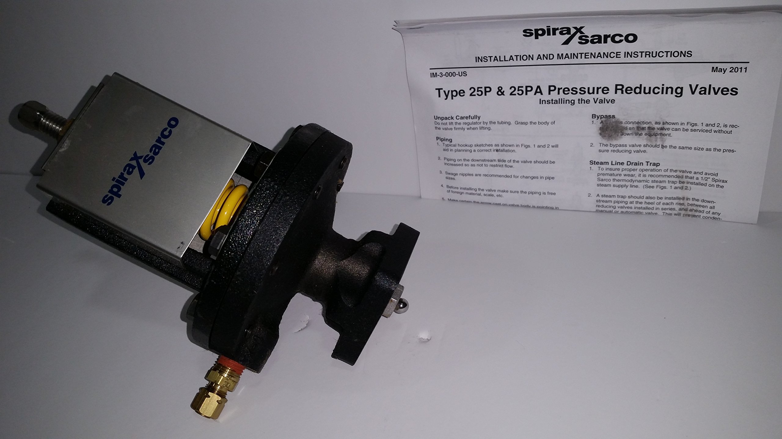 Spirax Sarco Inc. 54819 25P PRESSURE PILOT W/YELLOW 3-30