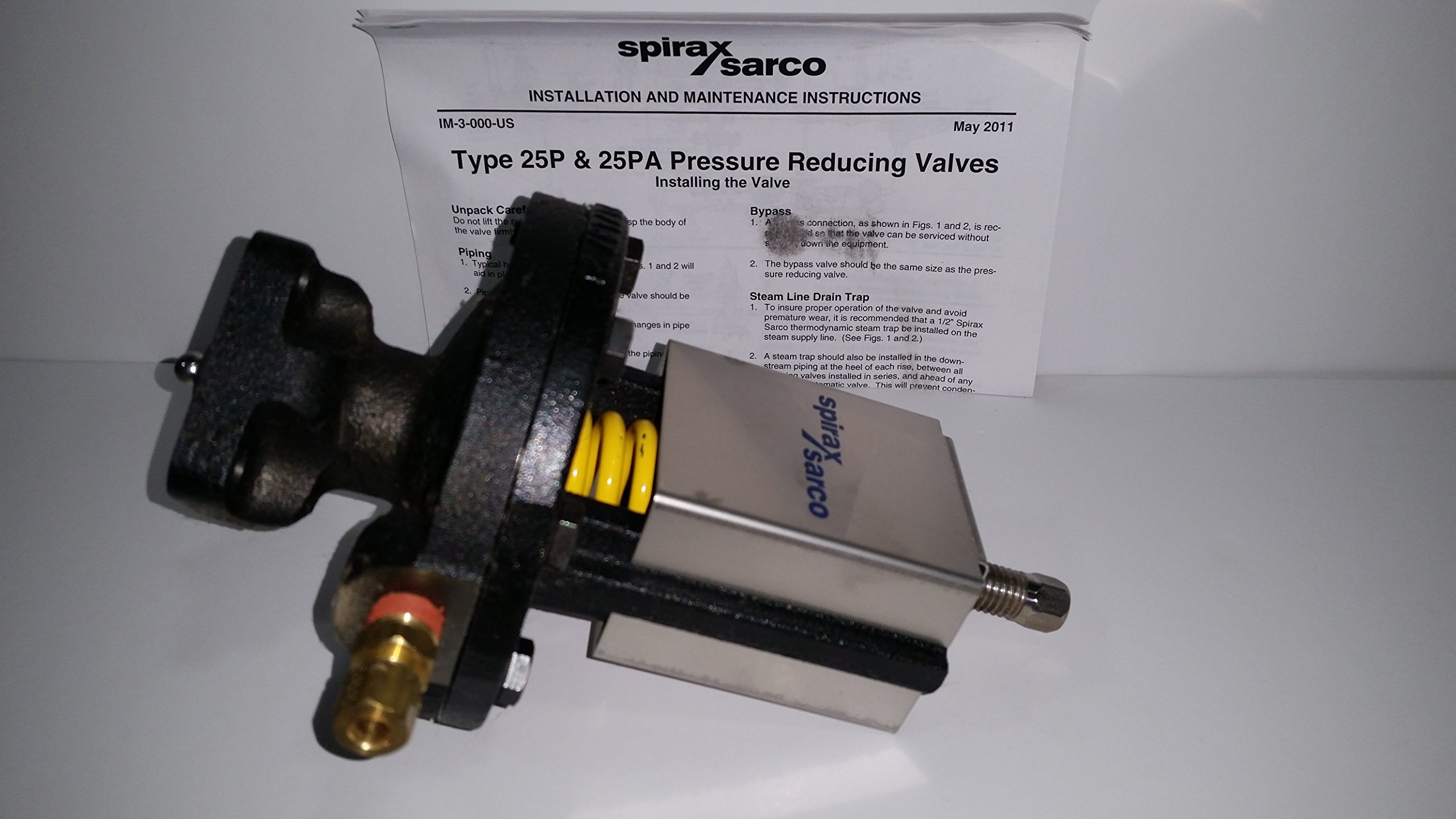 Spirax Sarco Inc. 54819 25P PRESSURE PILOT W/YELLOW 3-30