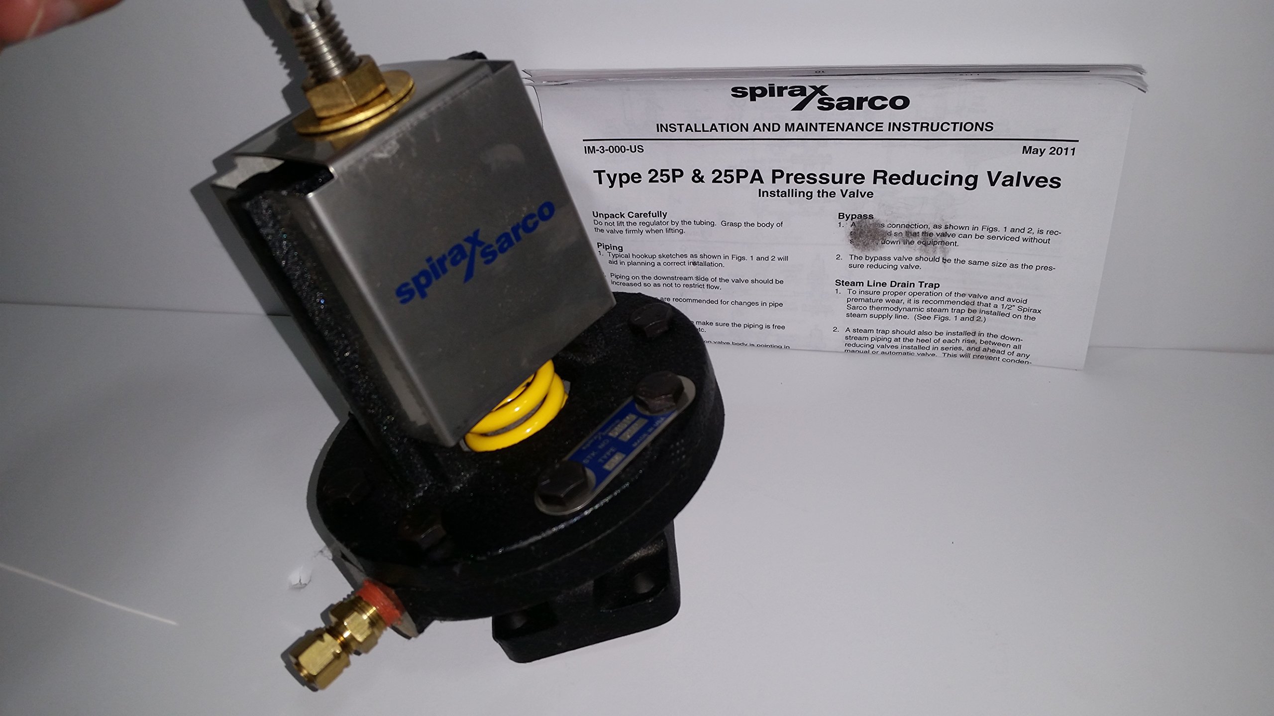 Spirax Sarco Inc. 54819 25P PRESSURE PILOT W/YELLOW 3-30