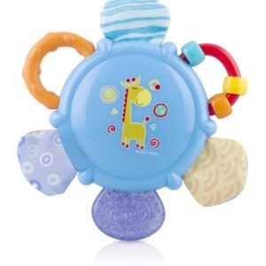 Nuby Look-at-Me Mirror Teether Toy, Colors May Vary