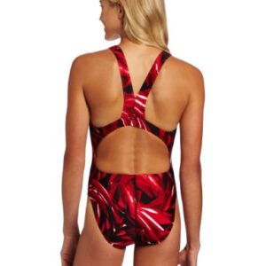 Speedo Women's Vortex Super Pro Life Lycra Swimsuit, Red, 2/28