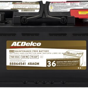 ACDelco Gold 48AGM (88864541) 36 Month Warranty AGM BCI Group 48 Battery