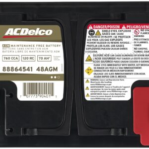 ACDelco Gold 48AGM (88864541) 36 Month Warranty AGM BCI Group 48 Battery