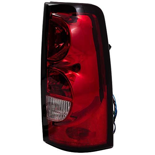 Brock Replacement Driver and Passenger Set Tail Lights Compatible with 2004-2007 Silverado Fleetside Pickup Truck 19169004 19169005