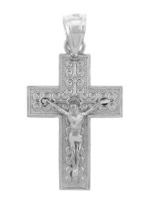 religious jewelry 925 sterling silver crucifix filigree charm pendant