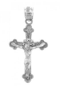 925 sterling silver crucifix pendant