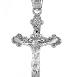 925 Sterling Silver Crucifix Pendant