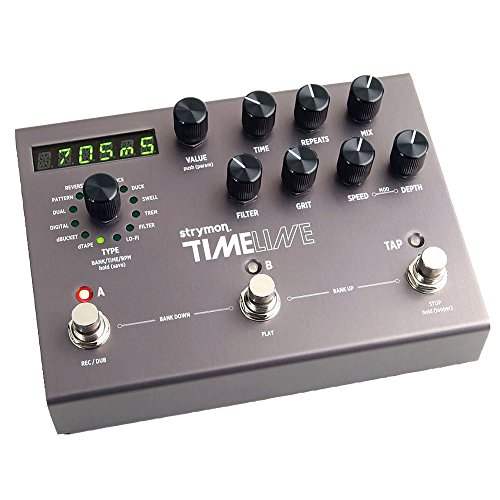 Strymon TimeLine Guitar Delay Pedal with 12 Unique Delay Machines for Electric and Acoustic Guitar, Synths, Vocals and Keyboards​​