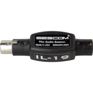 Sescom IL-19 Inline Audio Hum Eliminator