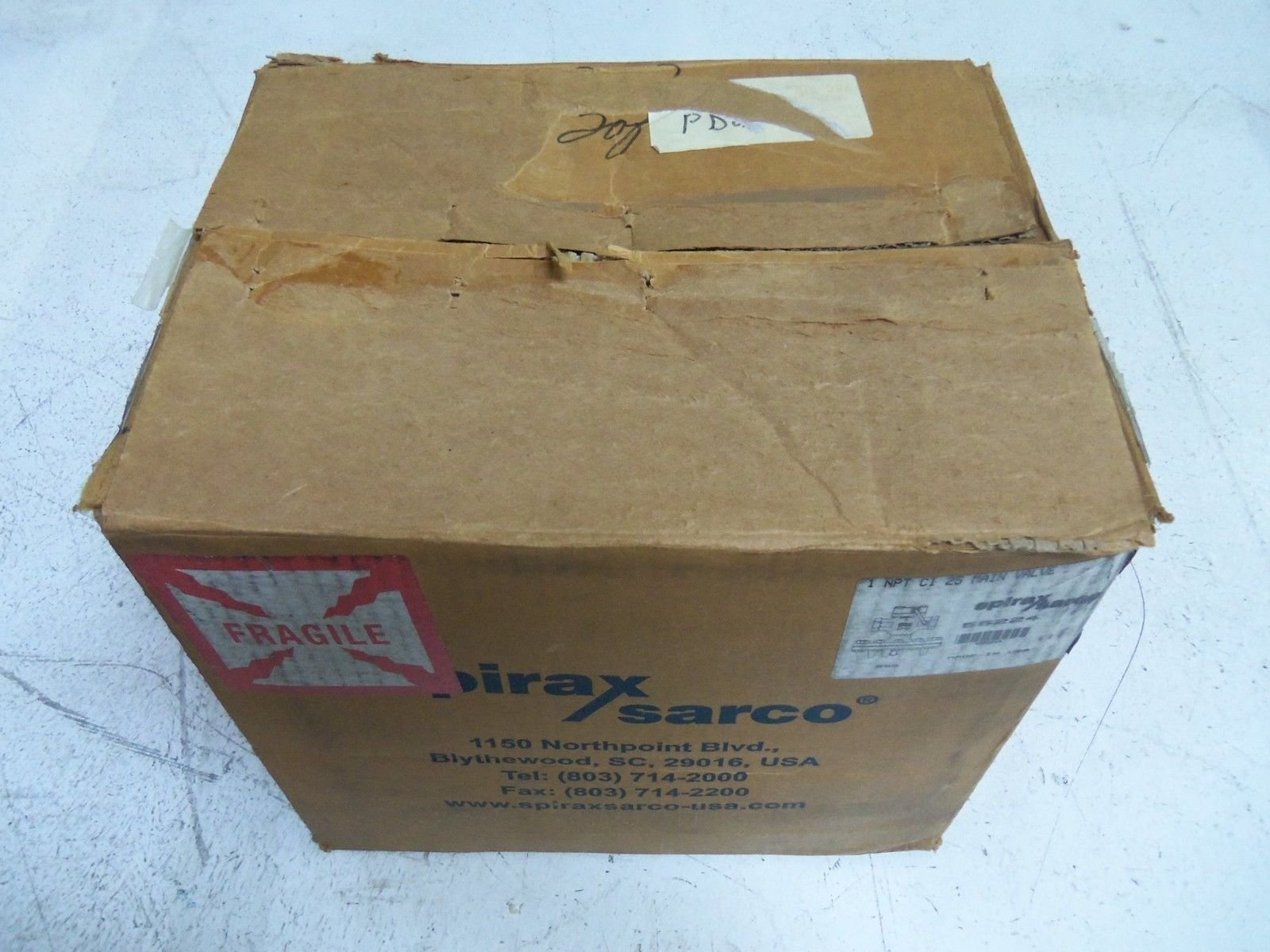 Spirax Sarco Inc. 55224 25 SERIES MAIN VLV,CI 1" NPT