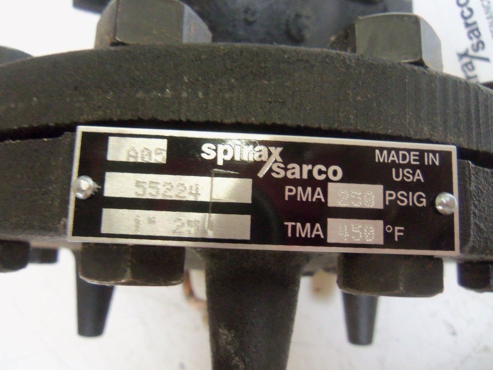 Spirax Sarco Inc. 55224 25 SERIES MAIN VLV,CI 1" NPT