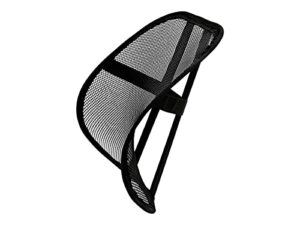 fellowes office suites mesh back support black (8036501)