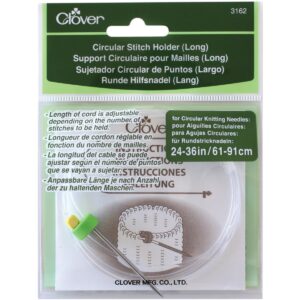 clover 3162 circular long stitch holder,24 to 36-inch