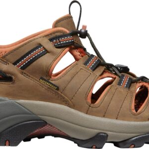 KEEN Men's Arroyo 2 Closed Toe Hiking Sandals, Black Olive/Bombay Brown, 17