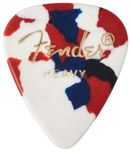 fender guitar pick (confetti heavy)