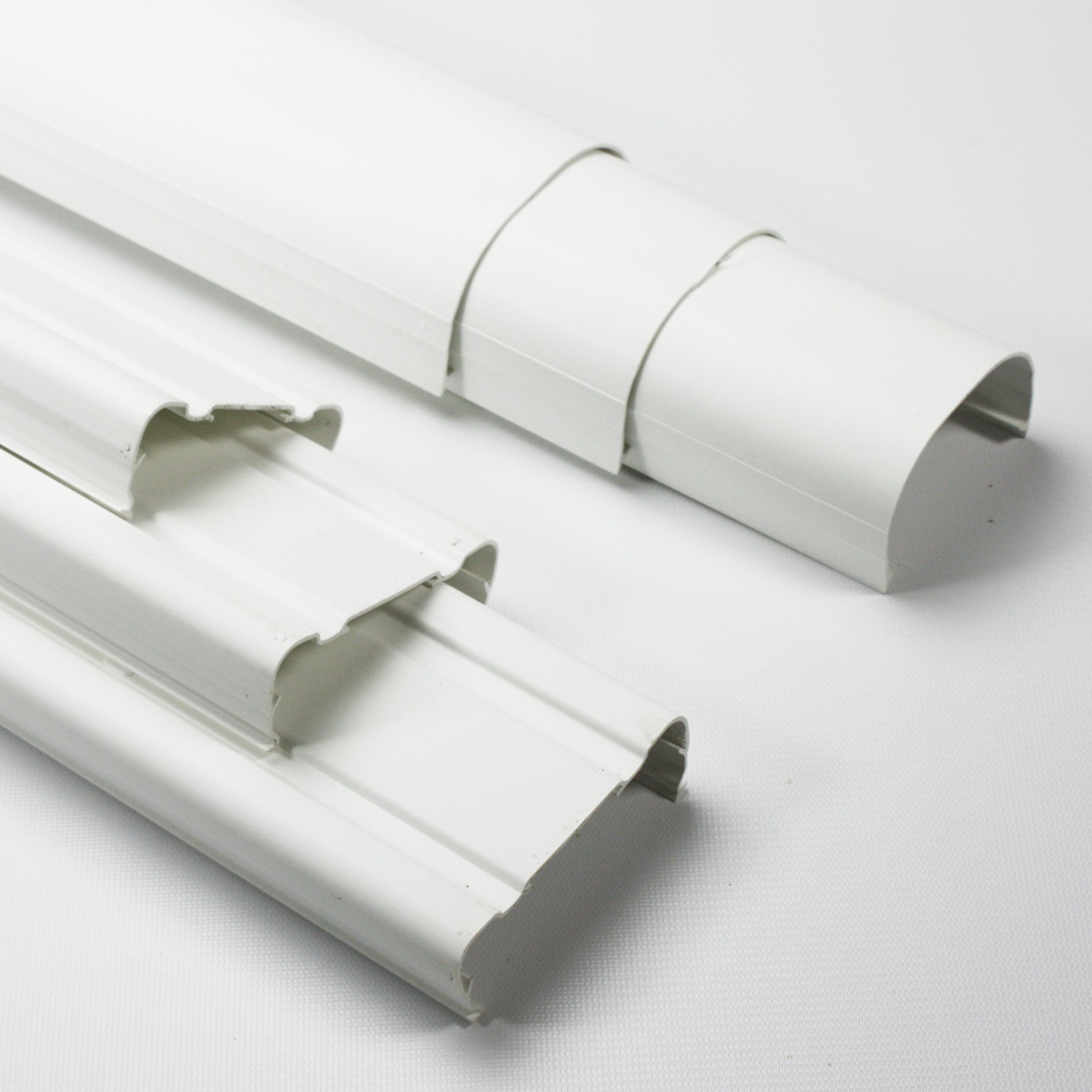 RectorSeal Fortress Lineset Ducting 84005 Lineset Covers, Easy Installation, HVAC, 3.5" 12'