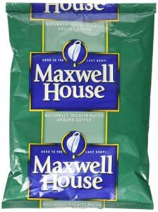 maxwell house krfgen390390 kraft foods decaffeinated 1.1-ounce coffee packs (pack of 42)