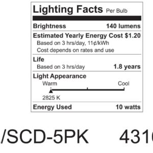 10-Watt T-3 Bi-Pin Quartz Halogen Lamp