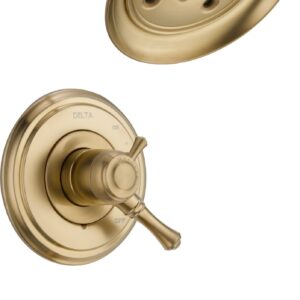 Delta Faucet T17497-CZ Cassidy MultiChoice 17 Series Tub and Shower Trim, Champagne Bronze