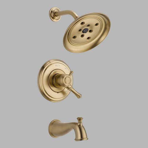 Delta Faucet T17497-CZ Cassidy MultiChoice 17 Series Tub and Shower Trim, Champagne Bronze