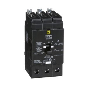 schneider electric 480y/277-volt 20-amp egb34020 miniature circuit breaker 480y/277v 20a, black