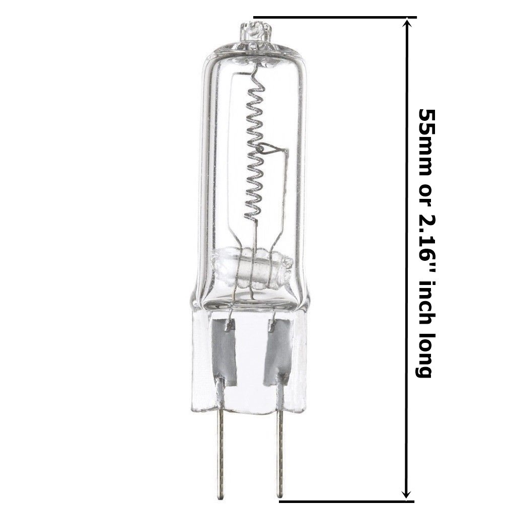 Anyray A1710Y (5)-Pack G8 100W 100-Watt 130 volt Halogen T4 Light GY8.6 bulbs 100Watt 5-Lamps