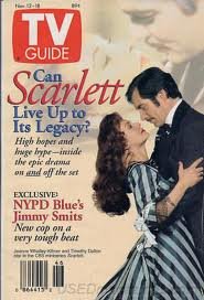 tv guide november 12-18, 1994 (can scarlett live up to its legacy? high hopes and huge hypes; nypd blue's jimmy smits: new cop on a very tough beat, volume 42, no. 46, issue # 2172)