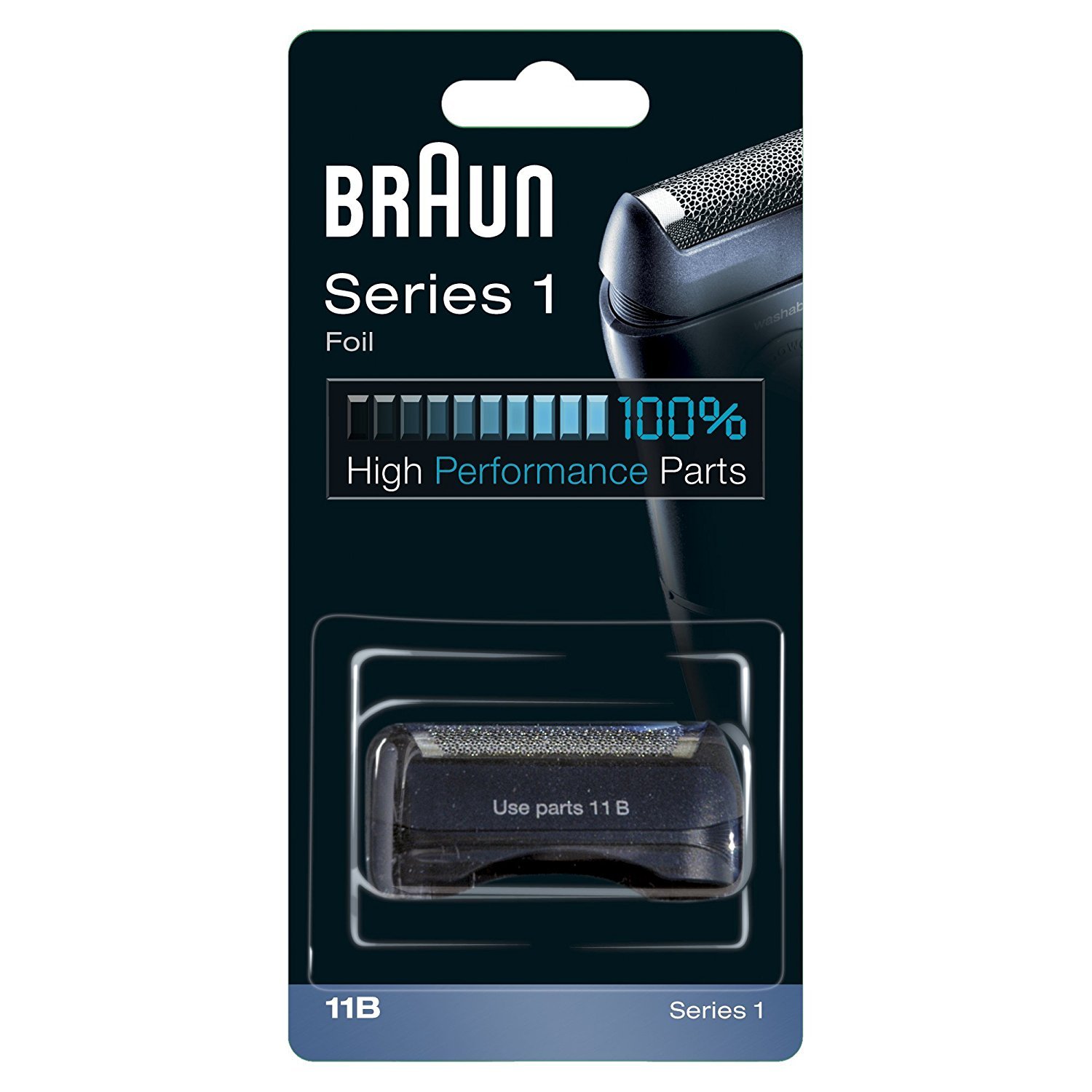 Braun 11B Replacement Foil and Cutter Cassette Multi Blue/Dark Blue BLS Combi Pack