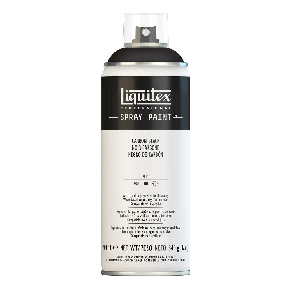 Liquitex Professional Spray Paint, 12-oz (400ml), Carbon Black