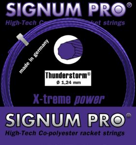 signum pro thunderstorm 1.24mm (17g) 12m tennis string set