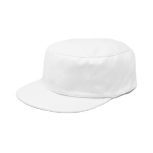 dalix blank hat cotton twill painters cap in white