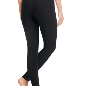 Jockey Women's Activewear Cotton Stretch Ankle Legging, Black, M