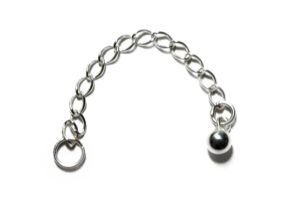 apop nyc 925 sterling silver chain extender for necklaces 2 inch [jewelry]