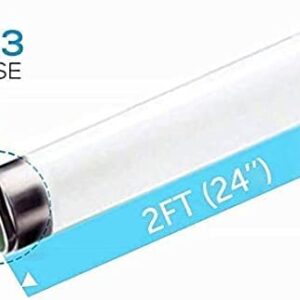 GE 45743 F17T8/SP35/ECO 2' T8 Fluorescent Lamp , Case of 24