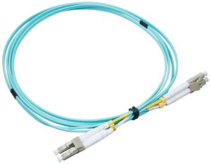 add-on computer products add-on computer 2m laser optimized multi-mode fiber duplex lc/lc om3 aqua patch cable (add-lc-lc-2m5om3)