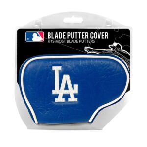 team golf mlb los angeles dodgers golf blade putter cover golf club blade putter headcover, fits most blade putters, scotty cameron, taylormade, odyssey, titleist, ping, callaway