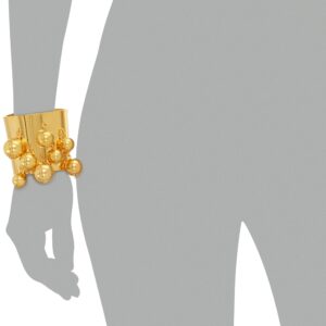 Ben-Amun Jewelry "Gold Ball Collection" Gold Ball Cuff Bracelet