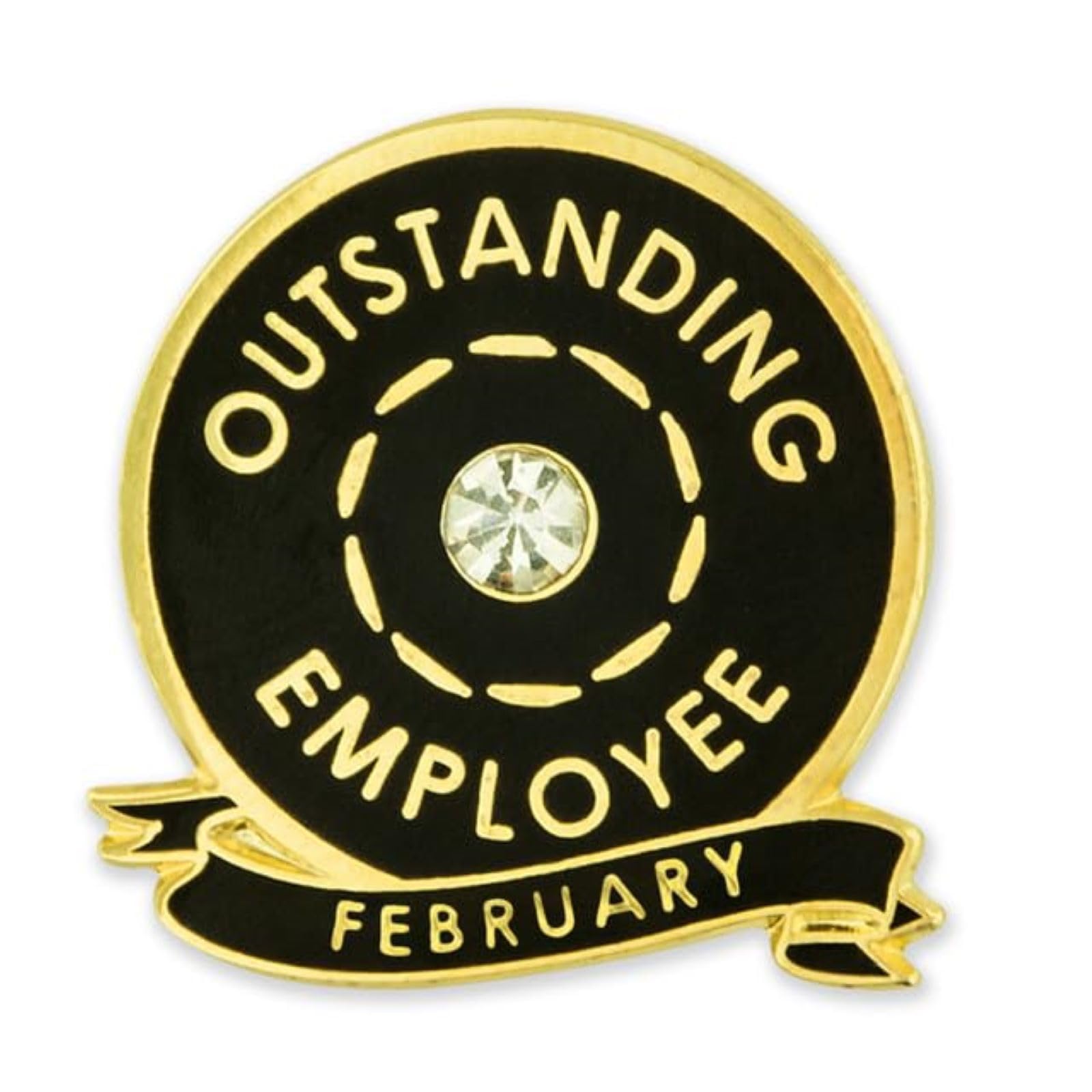 PinMart's 12 Month Outstanding Employee of The Month Corporate Pin Set