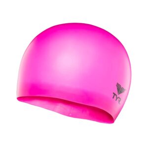 tyr junior silicone wrinkled cap, pink