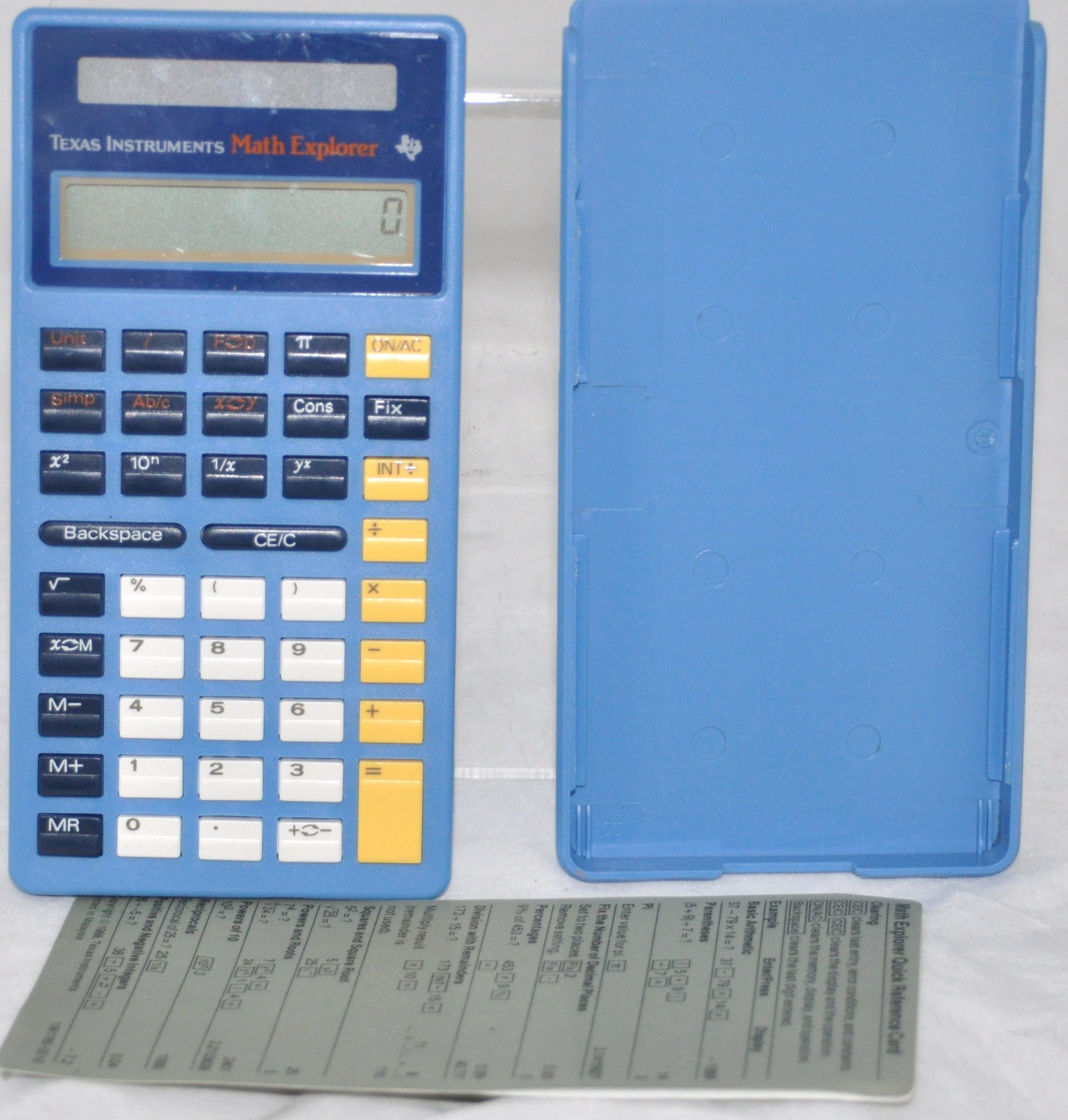 Texas Instruments Math Explorer Calculator - Solar Powered