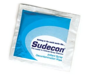 personal security products fox labs sudecon decontaminate towelette - 100 per case