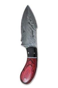 perkin - handmade damascus steel hunting knife - full tang