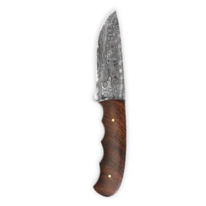 price cut - handmade damascus hunting knife - full tang - outstanding value