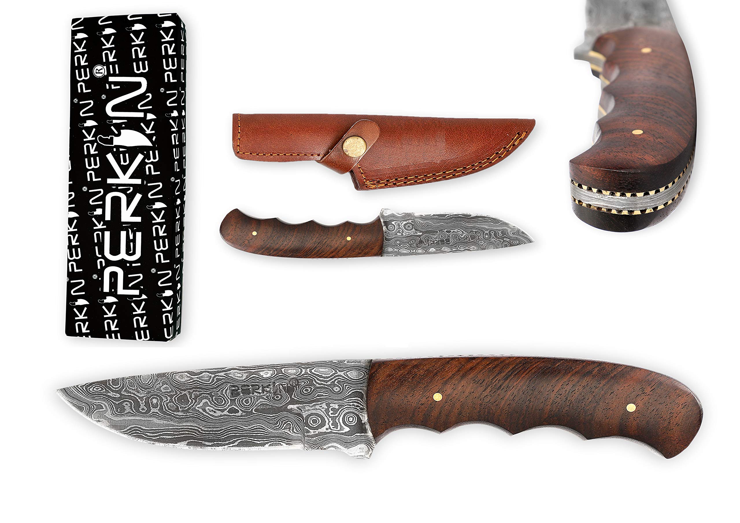 Price Cut - Handmade Damascus Hunting Knife - Full Tang - Outstanding Value