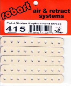 rbt415 robart paint shaker replacement straps (5 pcs)