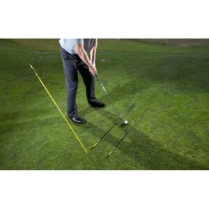 SKLZ Golf Alignment Sticks Training Aid with 3 Sticks