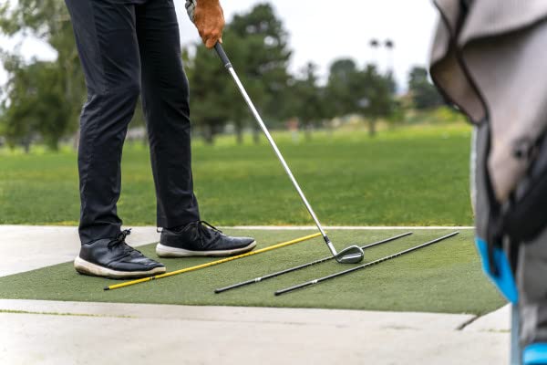 SKLZ Golf Alignment Sticks Training Aid with 3 Sticks