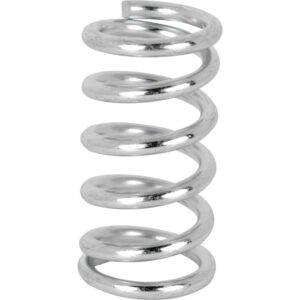 prime-line sp 9708 compression spring, spring steel construction, nickel-plated finish, 0.091 ga x 11/16 in. x 1-1/4 in. (2 pack)