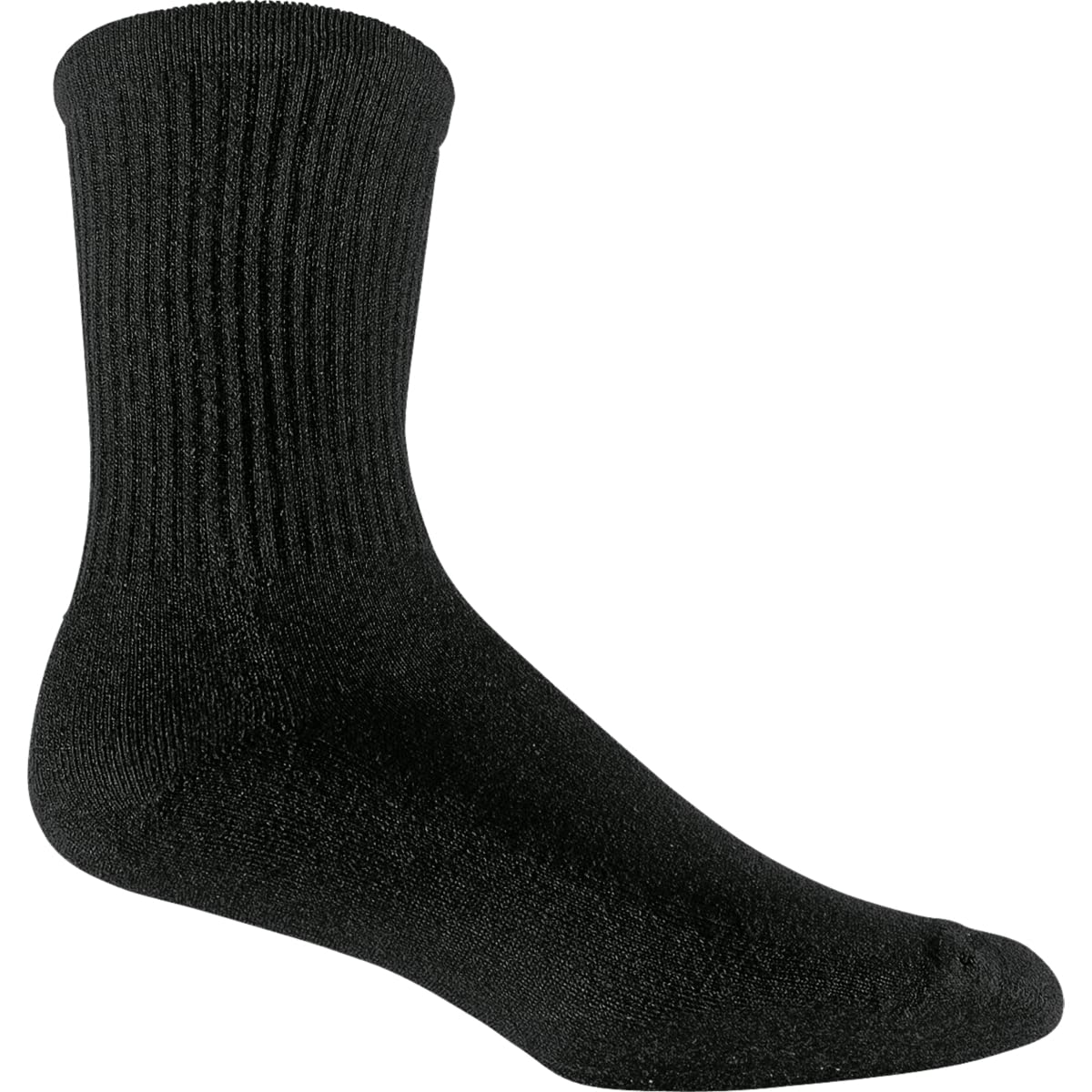 ASICS Men's Team Crew Sock, Black, Large